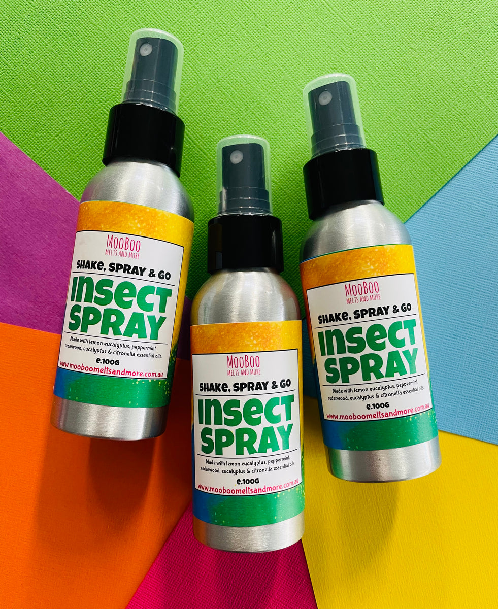 Outdoor insect body spray – MooBoo melts and more